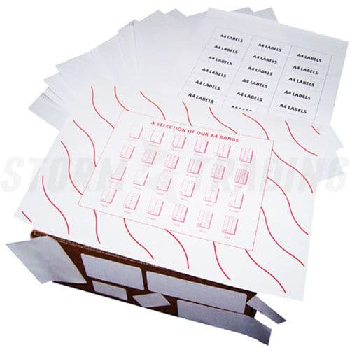 1 Address Label per A4 Sheet – Storm Trading Group Ltd